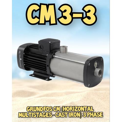 Jual POMPA AIR GRUNDFOS CM 3-3 (Cast Iron) 3 Phase - Kota Bekasi - Azka ...