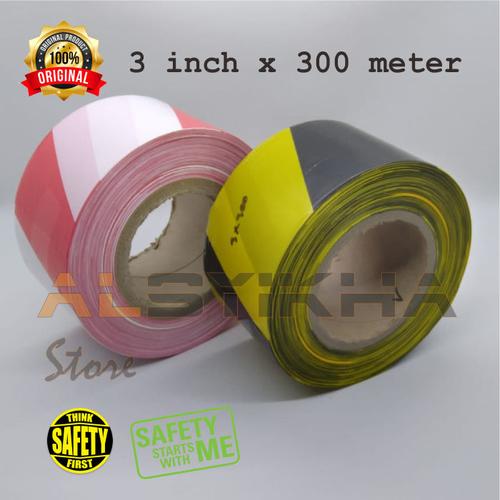 Jual Barricade Safety line 3"x300 mtr/roll - Kuning - Kota Surabaya ...