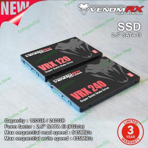 Jual VenomRX VRX SSD 128GB 256GB 512GB 1TB 2TB 2.5" SATA - 512GB - Kota ...