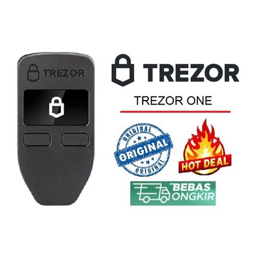 Promo Trezor One Cryptocurrency Crypto Hardware Hard Wallet Dompet ...