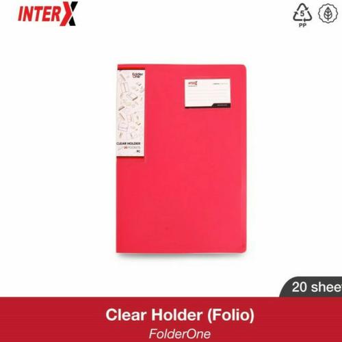 Jual Clear Holder / Document Keeper / Map Dokumen Folder One 20 Pocket ...