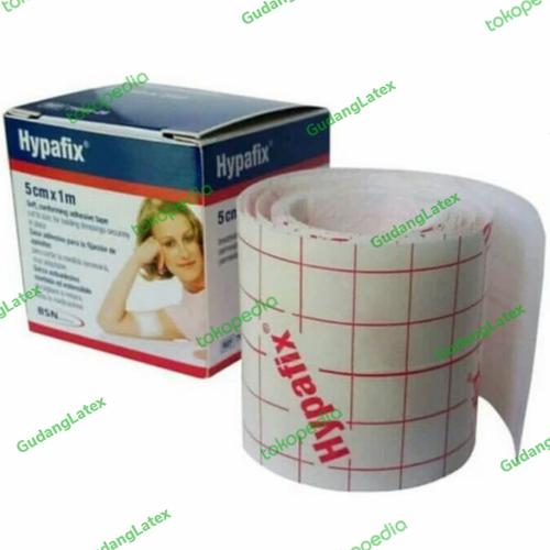 Jual plester hypafix 5cm x 1m / 5cm x 5m / 10cm x 5m / 15cm x 5m - 5cm ...