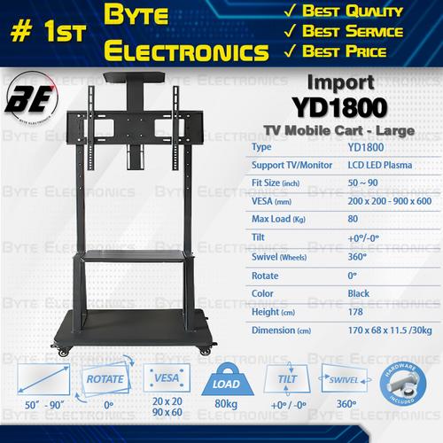 Jual Standing Bracket TV 50 55 57 60 65 68 70 75 77 80 85 90 inch ...
