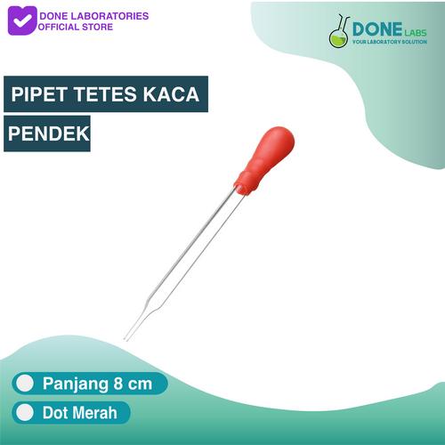 Jual Pipet Tetes Kaca Laboratorium (Pendek) 8cm - Kota Depok - Done ...