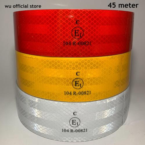 Jual sticker reflektor 45meter stiker reflektif uji kir dishub ...