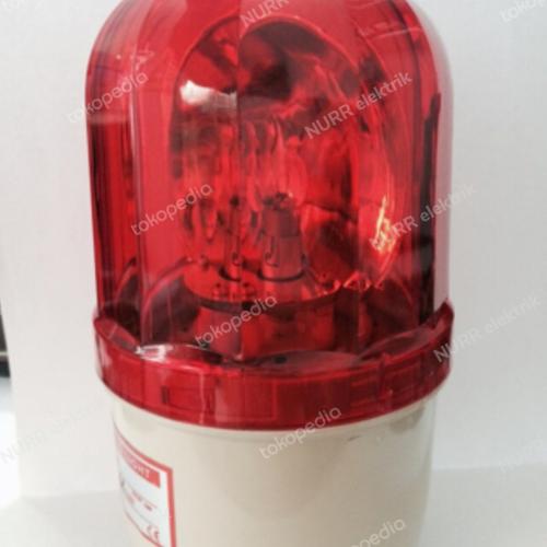 Jual Warning light/Rotary Light 4inch LTE 1101/LTE 1103 220VAC Bohlam ...