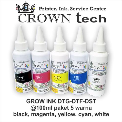 Jual Tinta DTG DTF DST GROW INK 1 Liter | Tinta textile Tinta garment ...