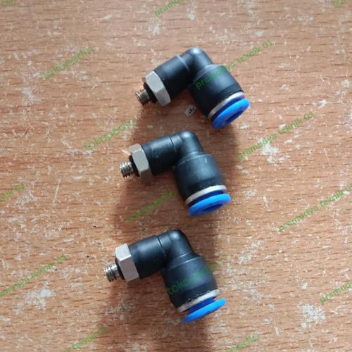 Jual Fitting Nepel angin pneumatic elbow selang 6 drat M5 (PL 6-M5) - Kota Tangerang - pramudya ...