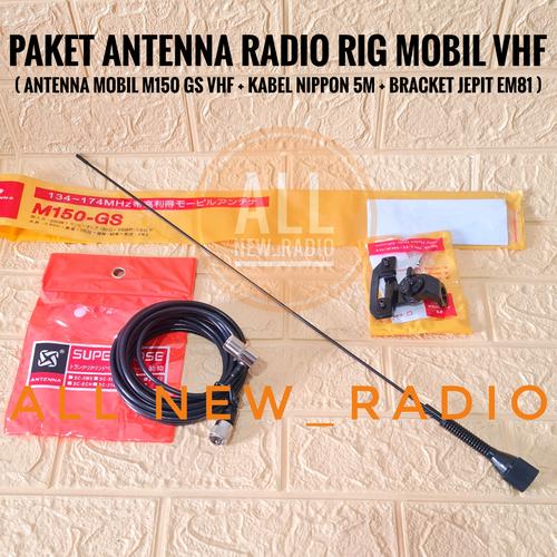 Jual PAKET ANTENA RIG MOBIL ANTENA HT LUAR VHF ANTENNA RIG MOBIL VHF M150 - Hitam - Jakarta ...