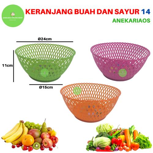 Jual Keranjang Buah Dan Sayur Plastik Bakul Telur Besek Plastik Wakul ...