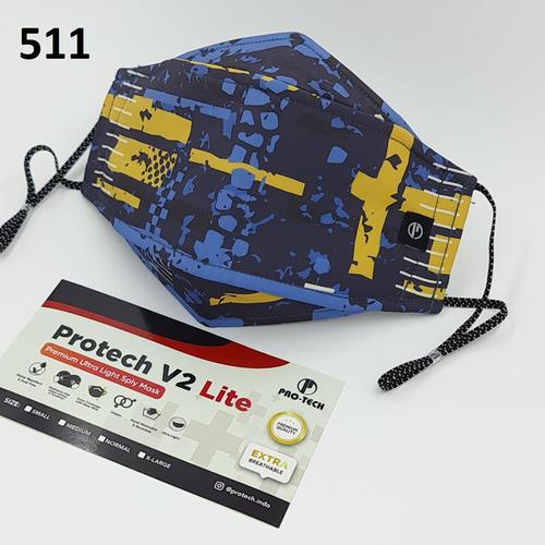 Jual MASKER KAIN BESAR PROTECH V2 LITE PREMIUM 5 PLY MASK PART 1 ...