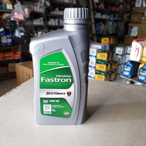 Jual OLI FASTRON TECNO BENSIN SAE 10W-40 ASLI 100% PERTAMINA 1LITER ...