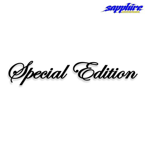 Jual Sticker Special Edition Stiker Tulisan Special Edition - Hitam ...