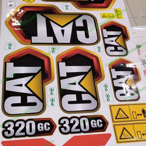 Jual sticker alat berat excavator CAT 320 GC PC 200 210 Lc-7 sk 200 Za ...