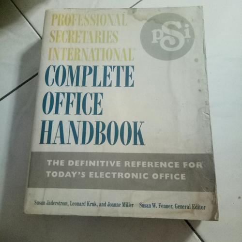 Jual Professional secretaries international complete office handbook ...