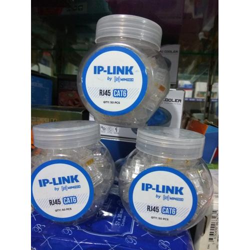 Jual RJ45 CAT6/Connector RJ45 IP-LINK CAT6 50PCS - Kota Pekanbaru ...