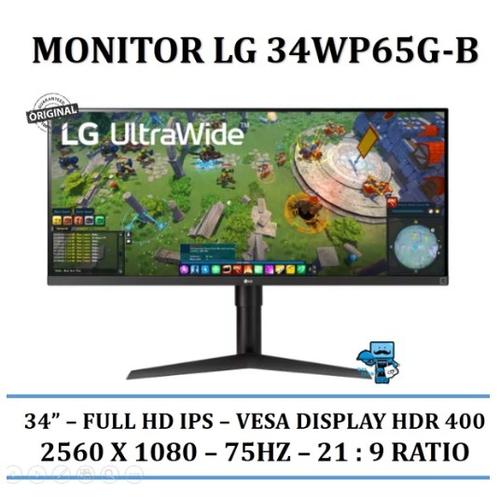 Jual Monitor LG 34'' UltraWide 34WP65G-B /34WP65G Full HD IPS - Jakarta ...