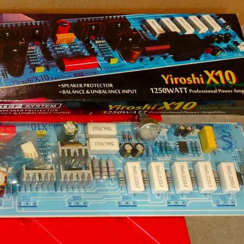 Jual Kit Power Amplifier YIROSHI X10 min TR 1250W Mono - Jakarta Barat ...
