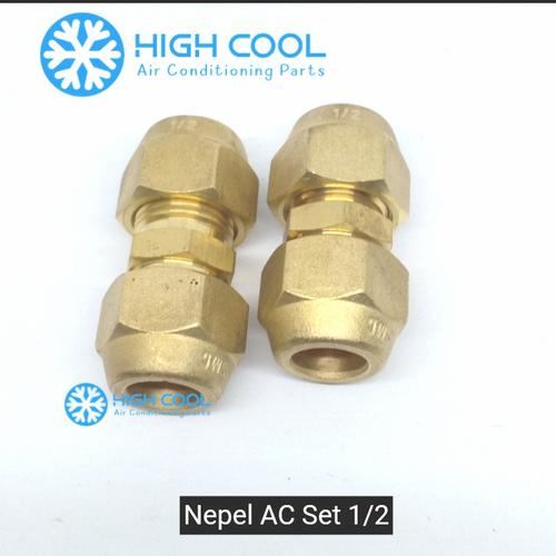 Jual NEPEL AC SET/DOUBLE NEPEL 1/2"/NEPEL PIPA AC 1/2"/SAMBUNGAN PIPA 1/2" - Kota Surabaya ...