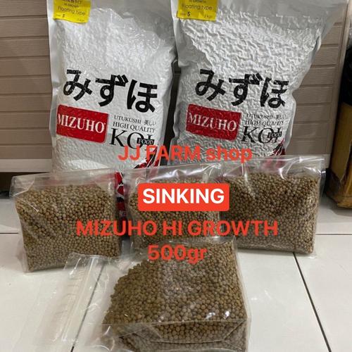Jual MIZUHO HI GROWTH SINKING TENGELAM floating 500gr S & M pakan lohan ...