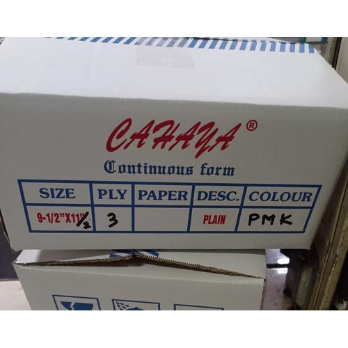 Jual Kertas Continuous form 3 ply NCR 9.5x11 dibagi 2 - Jakarta Utara ...