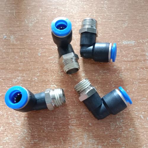 Jual Fitting nepel angin pneumatic elbow selang 8 drat 1/4 inch (PL8-02) - Kota Tangerang ...