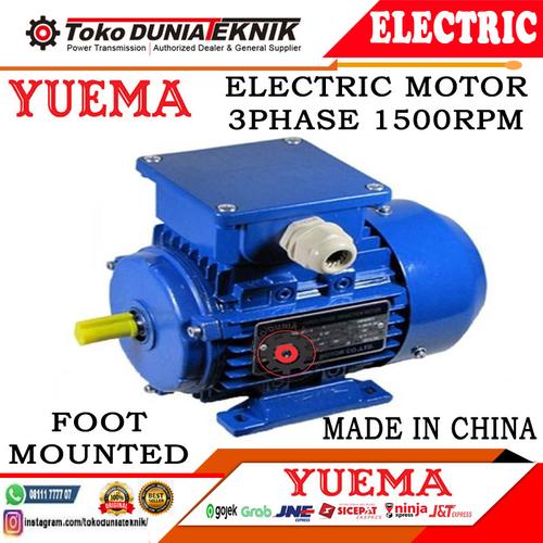 Jual Y3A 0.75KW/ 1HP 3000RPM B3 3PHASE ELECTRIC MOTOR YUEMA - Jakarta ...