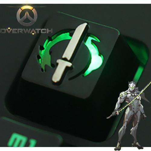 Jual 3D Metal Keycap Overwatch Genji Backlit Gaming/Mechanical ...