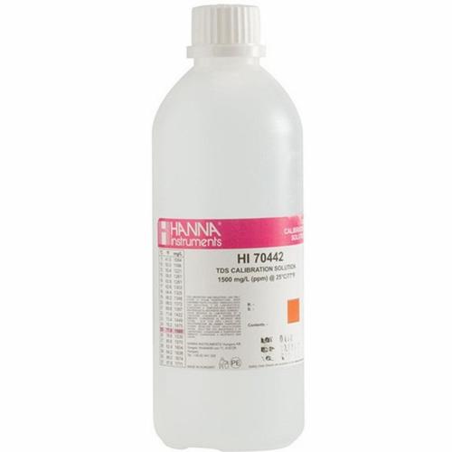 Jual TDS Solution 1500 ppm 500 ml HI70442L TDS Standar Kalibrasi Hanna ...