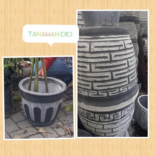 Jual pot semen bulat besar diameter 60cm - dia 30cm - Kota Surabaya ...