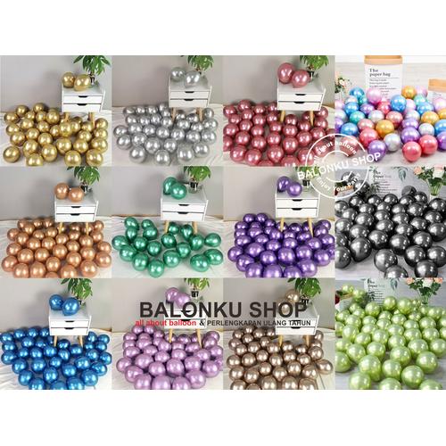Jual Balon Latex Chrome 5 inch / Balon Chrome / Balon Latex Metalik ... Jual Balon Latex Chrome 5 inch / Balon Chrome / Balon Latex Metalik ...