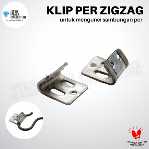 Jual Klip / Cangkolan / Klem Besi Pengikat Peer Per Sofa Spring Zig Zag ...