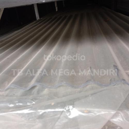 Jual fiber asbes transparan bening seng plastik - 300 x 105 - Kab ...