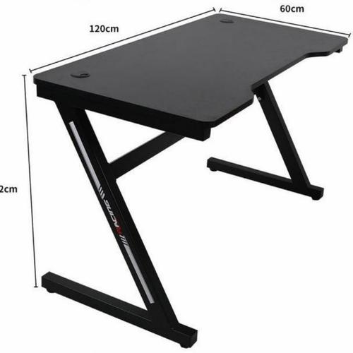 Jual Meja Gaming - Meja Komputer - Meja Murah - 140 x 60, LIST HITAM ...