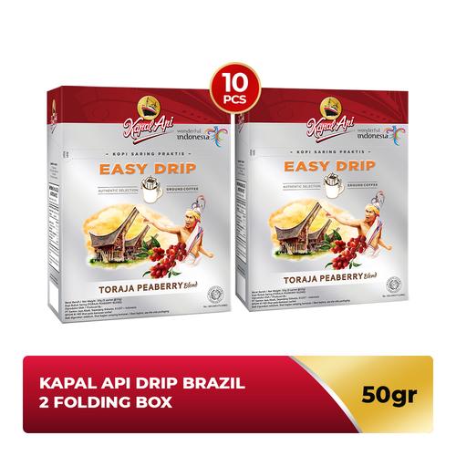 Jual KAPAL API Drip Toraja Peaberry 2 Folding Box (5 x 10 gr) - Jakarta ...