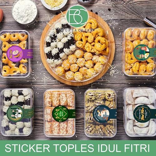 Jual Sticker Label Stoples Hampers Lebaran / Stiker Parcel Idul Fitri ...