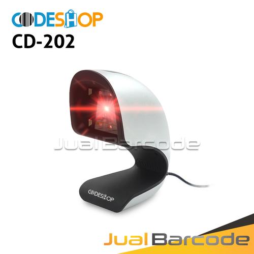 Jual SCANNER BARCODE CODESHOP CD-202 SCAN BARCODE 1D & 2D QR CODE ...