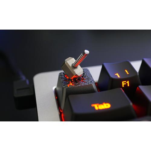 Jual HolyOOPS! 3D Metal Aluminium Keycap Marvel Thor Mjolnir Keyboard ...
