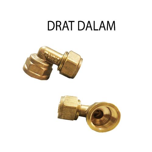 Jual Keni Kuningan Ukuran 1/2" Varian Drat Dalam - Drat Luar - DRAT ...