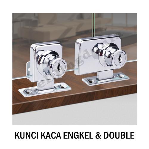 Jual Kunci Lemari Kaca Etalase Single Double 407 408 409 Twin Xiehe ...