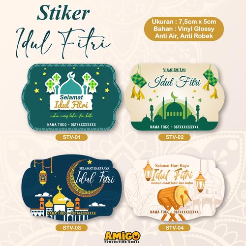 Jual STICKER LEBARAN STIKER IDUL FITRI STIKER TOPLES HARDTOP STIKER ...