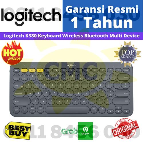 Jual Logitech K380 K 380 Keyboard Wireless Bluetooth Multi Device Black ...