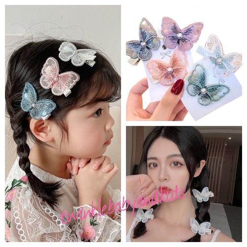 Jual JEPITAN JEPIT RAMBUT KUPU IKAT RAMBUT ANAK & DEWASA BUTTERFLY ...