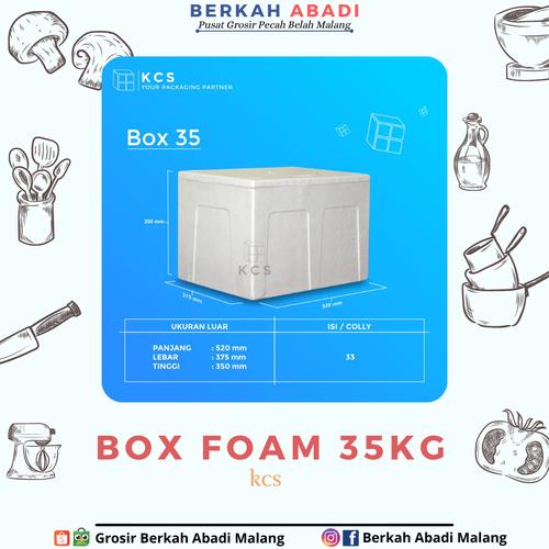 Jual Box Foam 35 Kg Box Styrofoam KCS Packing Frozen Food dan Makanan ...