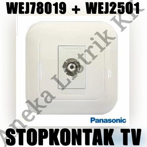 Jual PANASONIC STOPKONTAK TV INBOW STOP KONTAK IB TV WEJ2501 + WEJ78019 ...