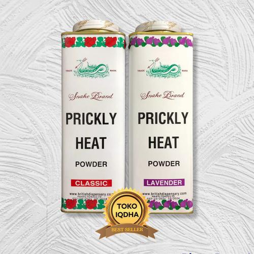 Jual Prickly Heat Powder Snake Brand 300gr bedak gatal cap ular ...