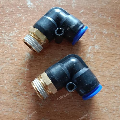 Jual Fitting Nepel angin pneumatic elbow selang 10 drat 3/8 inch (PL 10-03) - Kota Tangerang ...