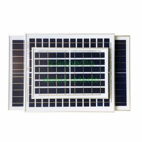 Jual panel solar panel surya 10wp 6v papan solar cell - 10w235*350polos ...