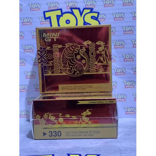 Jual Mini GT 330 land rover defender 90 pickup tiger limited edition ...