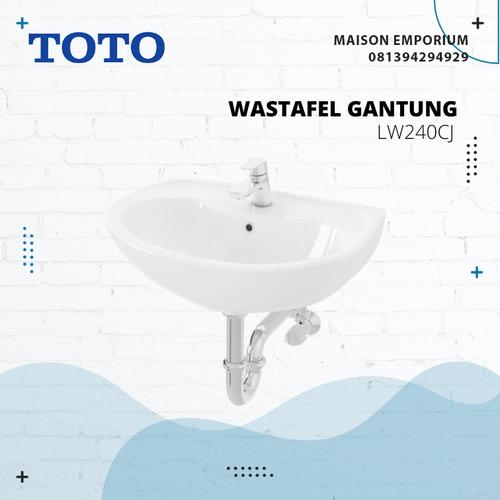 Jual Wastafel TOTO Original LW240CJ / Wastafel Gantung TOTO Body Only ...